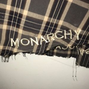 Monarchy | Shirts | Monarchy Bottom Down Mens Plaid Shirt Size L | Poshmark